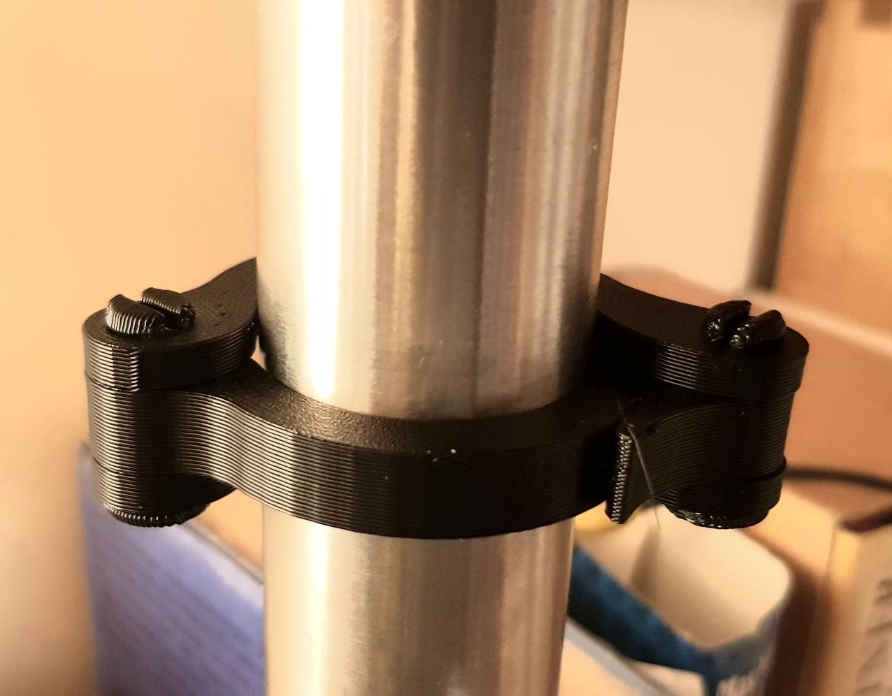 Strong quick-release tube clamp - fully printable par transformat ...