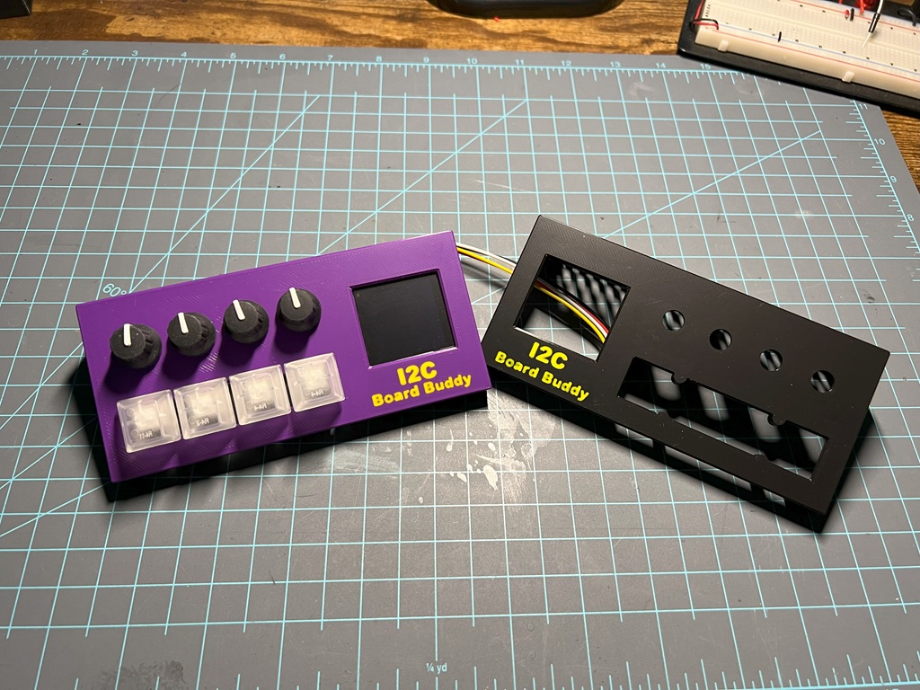 Breadboard Buddy I2C for Adafruit components von MN-Bones | Kostenloses STL-Modell herunterladen ...