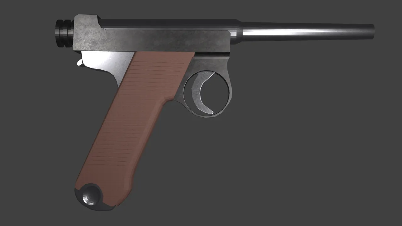 Nambu Pistol by Plasma3D | Download free STL model | Printables.com
