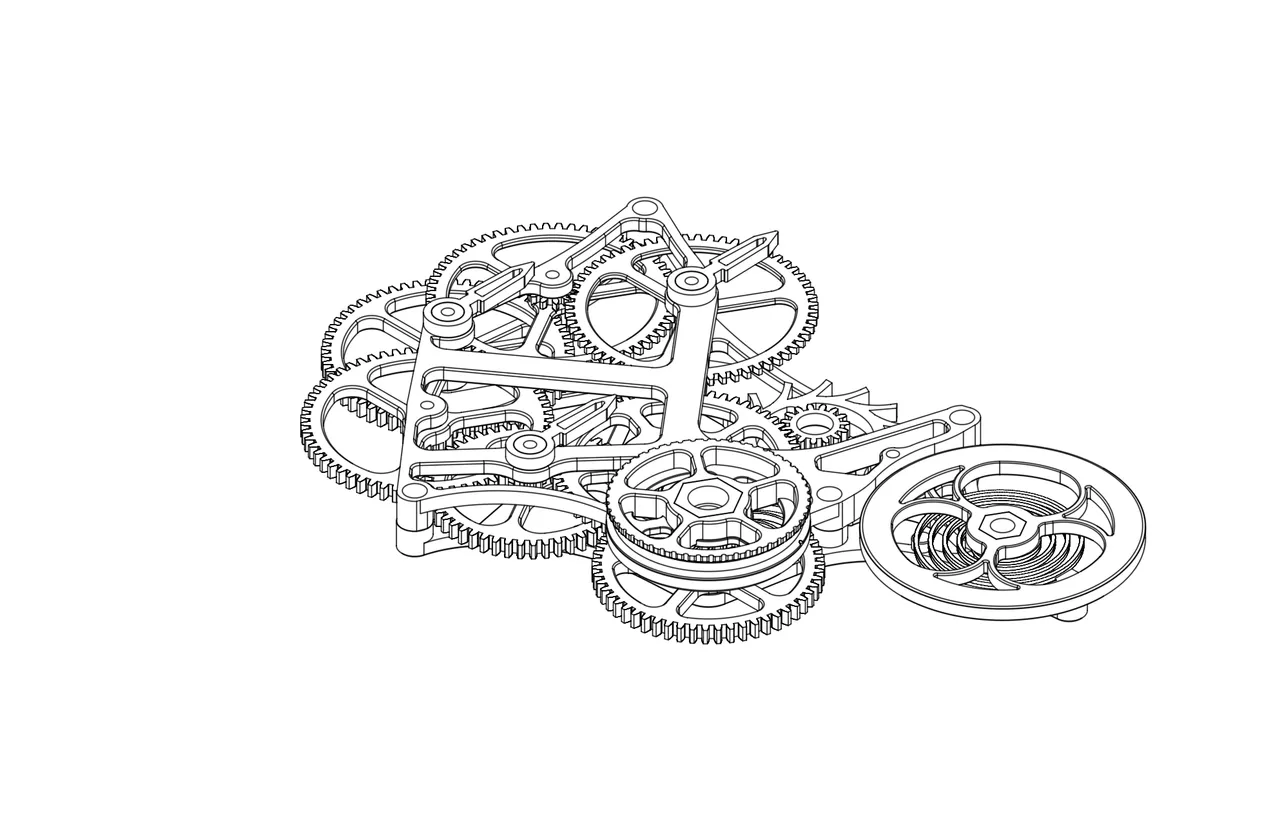 3d printed mechanical clock by Diego Ochoa | Download free STL model ...