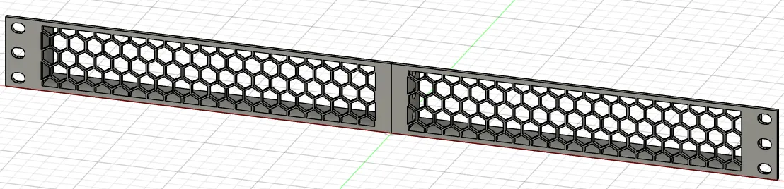 19" Rack Blind Pannel by agent47 | Download free STL model | Printables.com