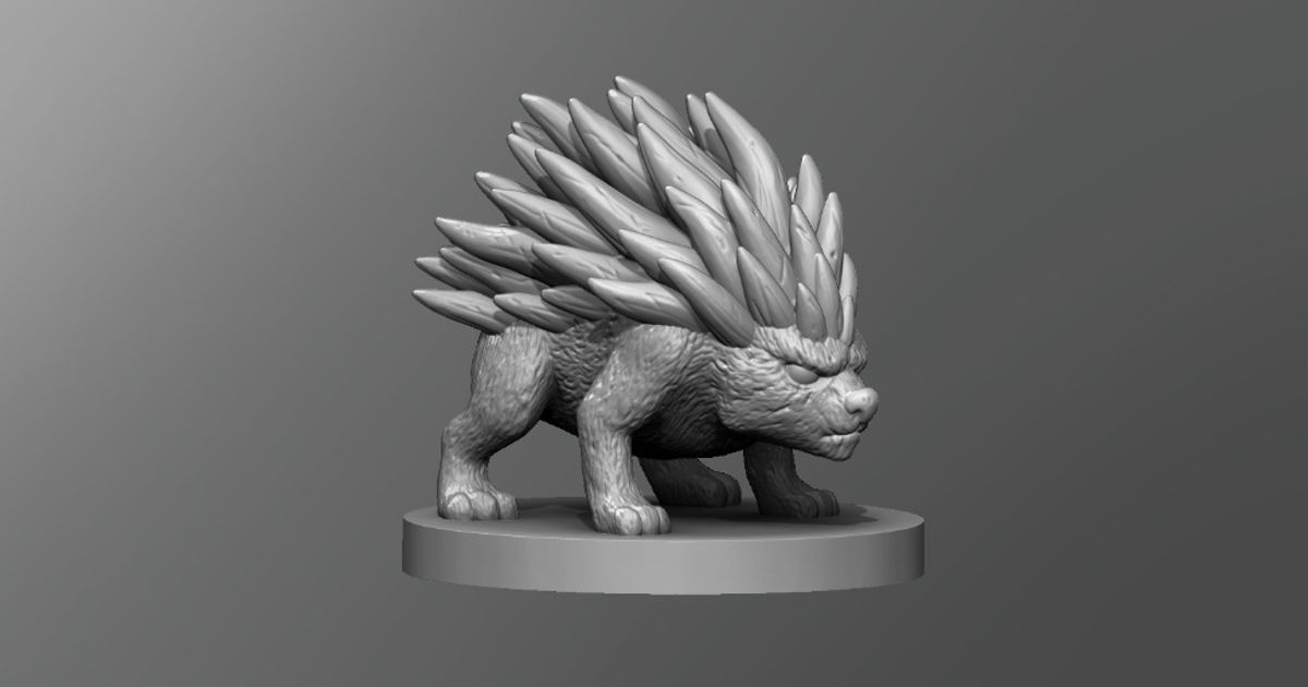 Porcupo by Schlossbauer | Download free STL model | Printables.com