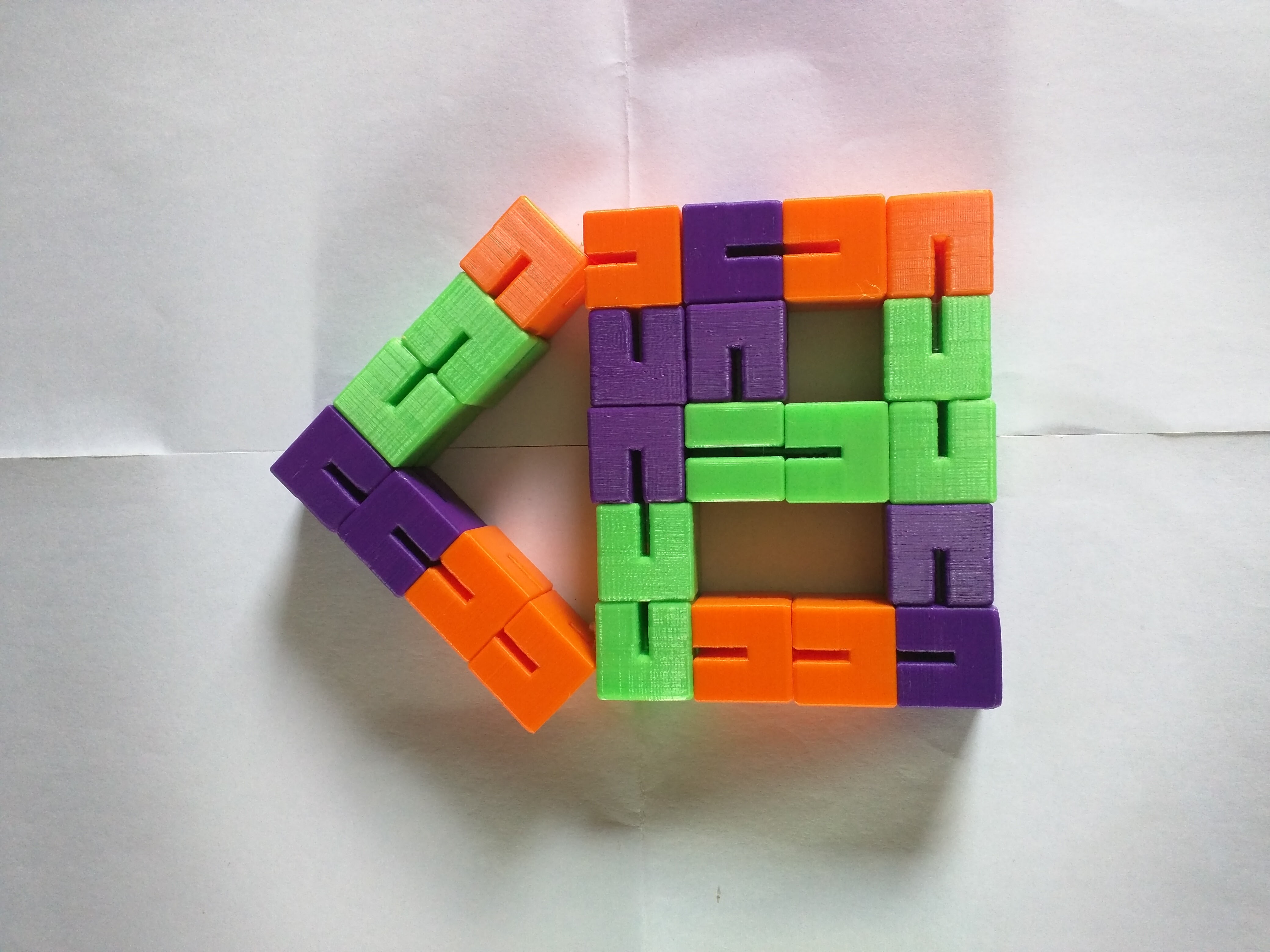 Snake cube game by Samy | Download free STL model | Printables.com