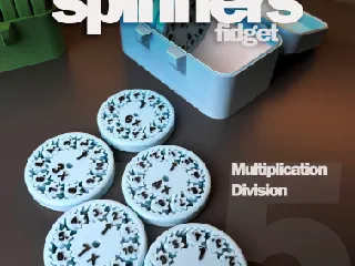 Math Fidget Spinners 5,5 Multiplication Division by Jordan | Download ...