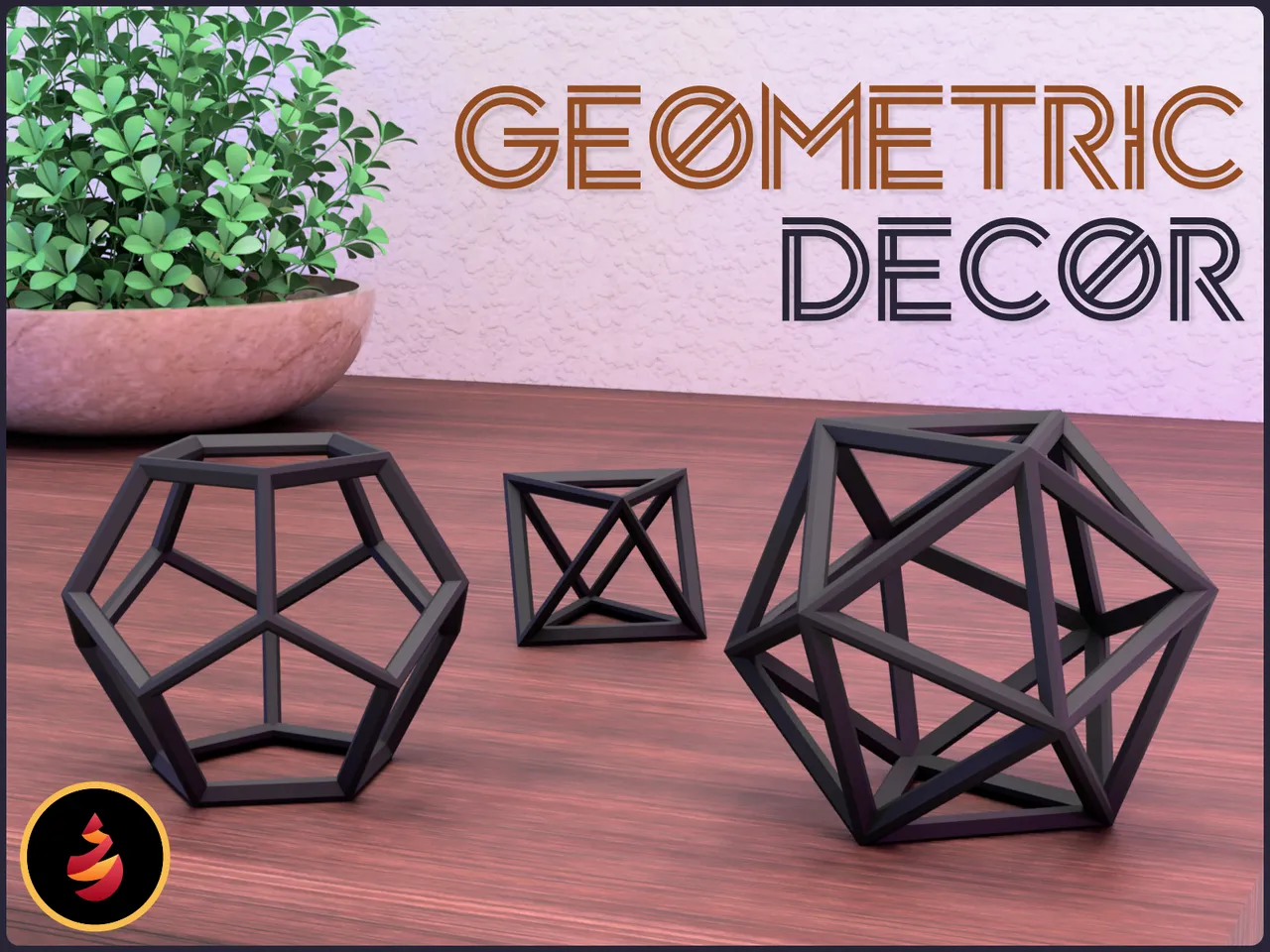 Geometric Decor by JamesThePrinter | Download free STL model ...