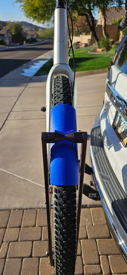 1up rack mtb wheel holder by BJKeane3 | Download free STL model ...