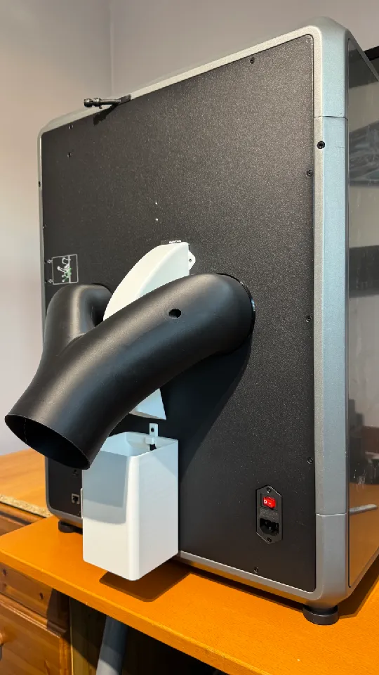 Creality K2 Plus waste poop chute, exhaust outlet vent and waste bin by ...