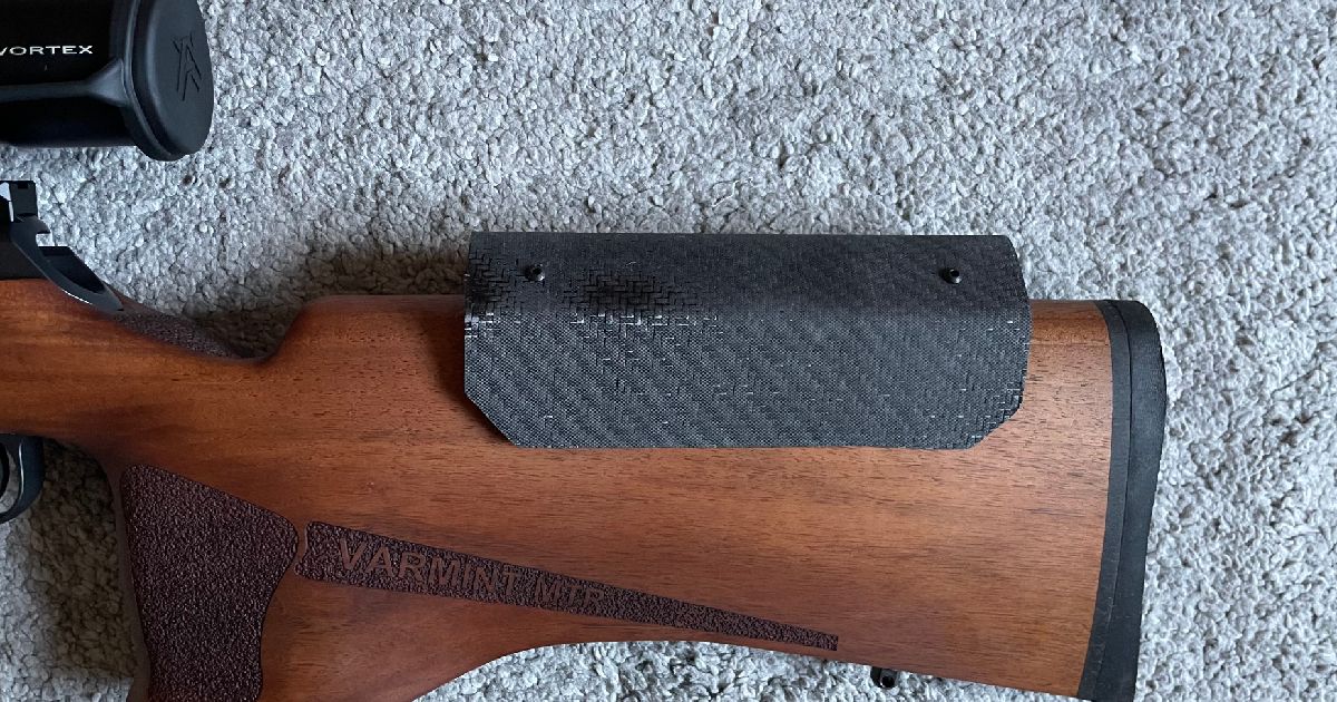 CZ 457 Varmint MTR Cheek Riser by primo | Download free STL model ...