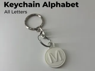 Keychain Alphabet by mb.studio | Download free STL model | Printables.com