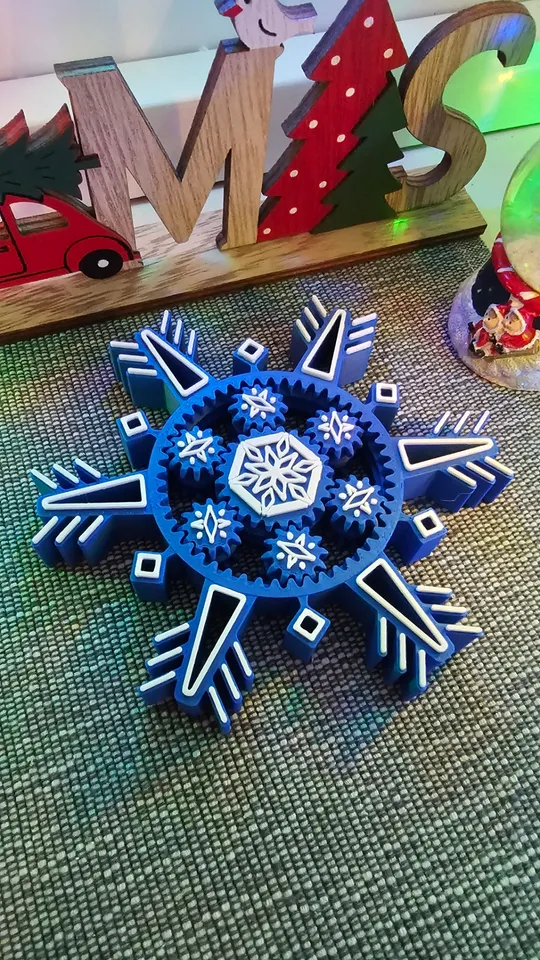 Snowflake - Planetary Gears - Fidget Spinner by CebulaTech | Download ...