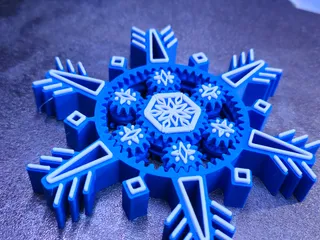 Snowflake - Planetary Gears - Fidget Spinner by CebulaTech | Download ...