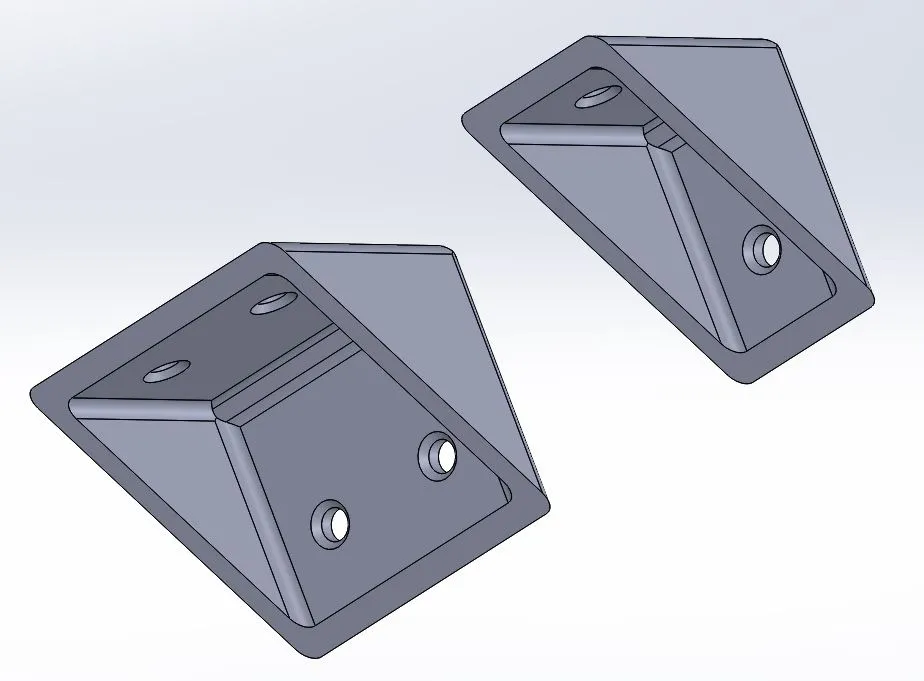 Cupboard Brackets - High Strength by GhostZ | Download free STL model ...