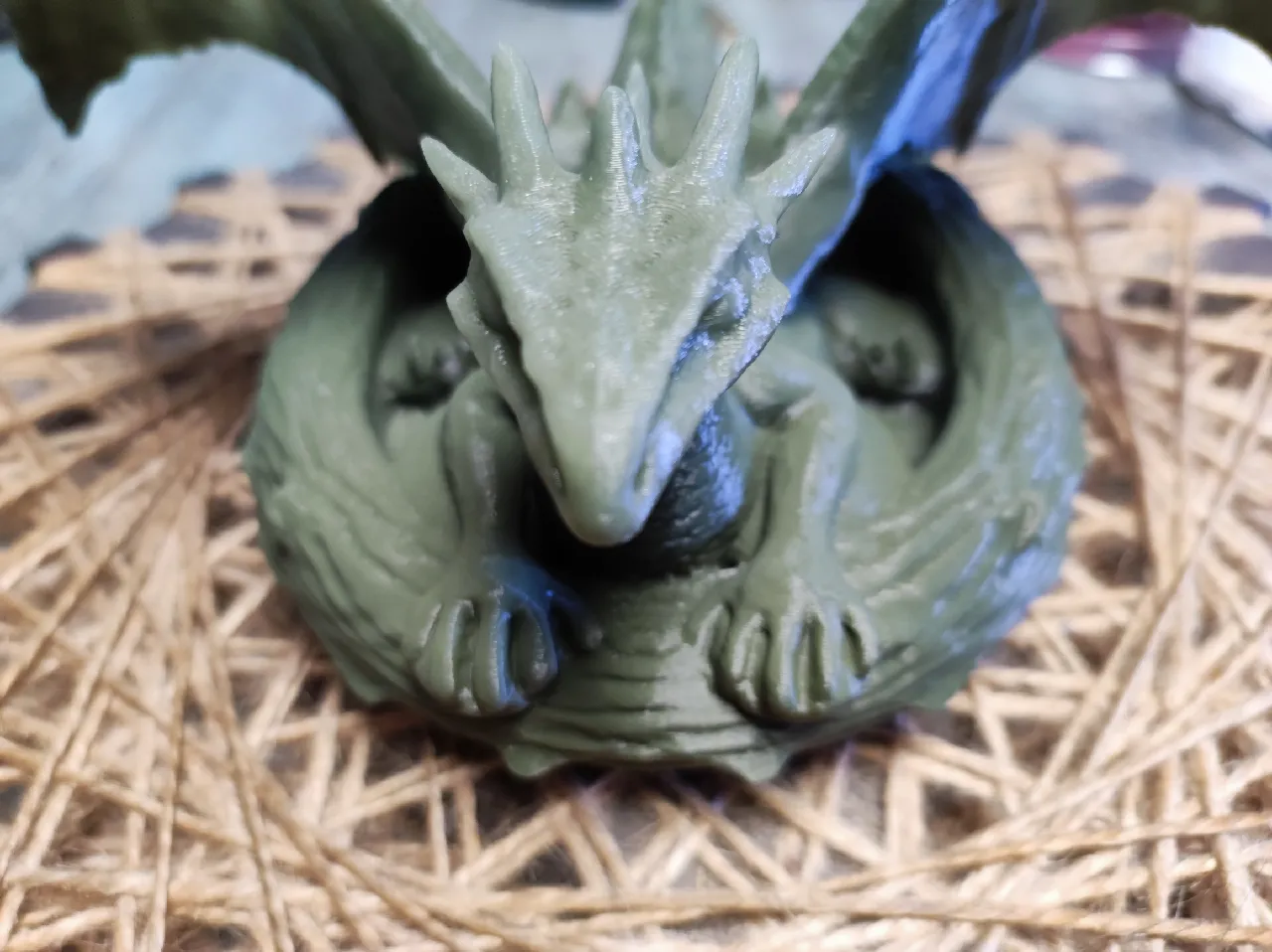 Dragon in its nest by Nina Máčová | Download free STL model ...