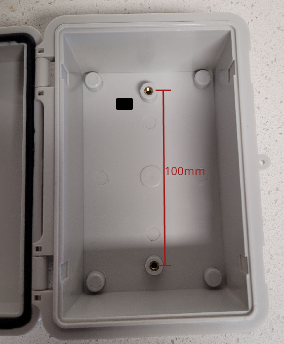 RAK19007 mounting plate for 100mm spaced M4 screw enclosure by clif ...