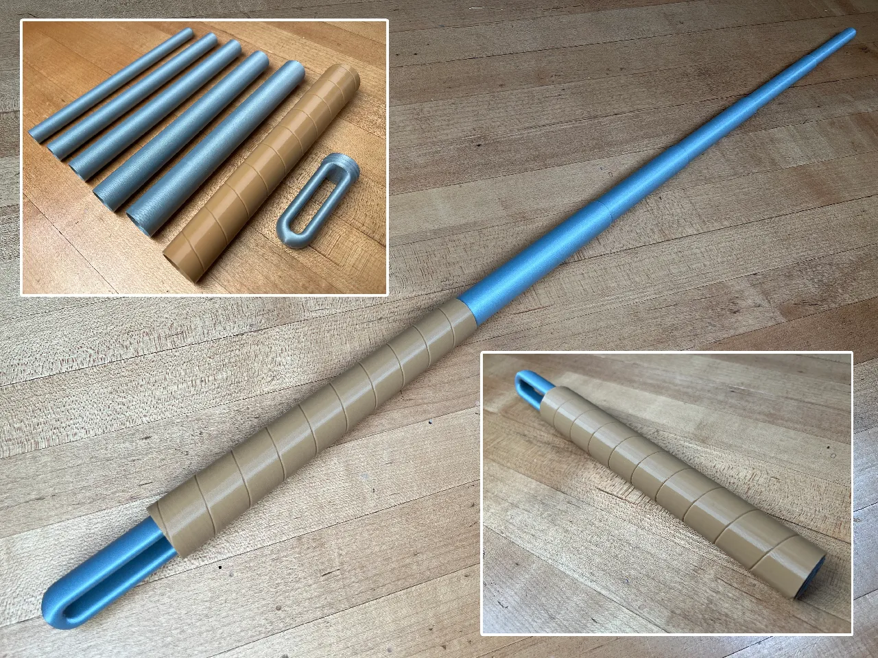 Collapsing Needle Sword by 3D Printing World | Download free STL model ...