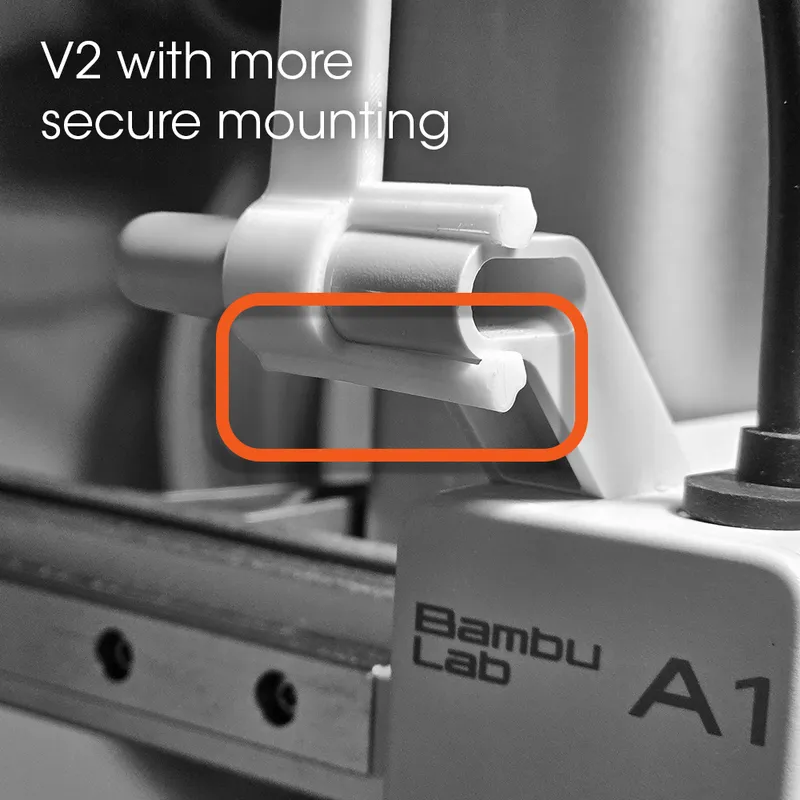 Cable Extension Arm for Bambu Lab A1 Printer by NEWSTREAM | Download ...