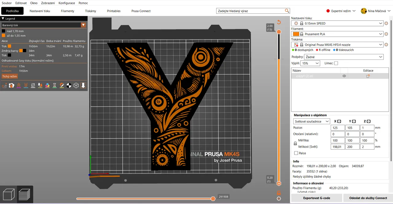 Crazy alphabet: Letter Y by Nina Máčová | Download free STL model ...