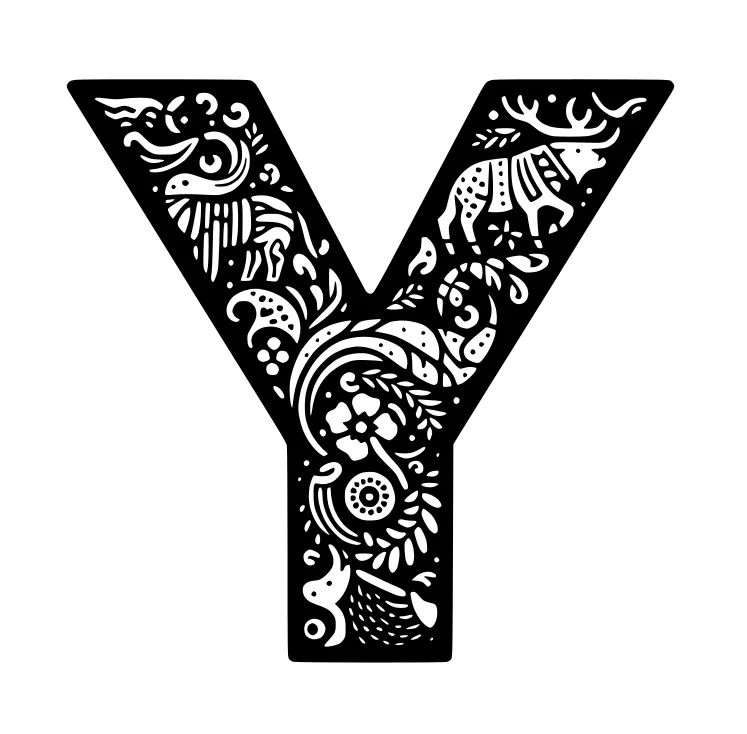 Crazy alphabet: Letter Y by Nina Máčová | Download free STL model ...