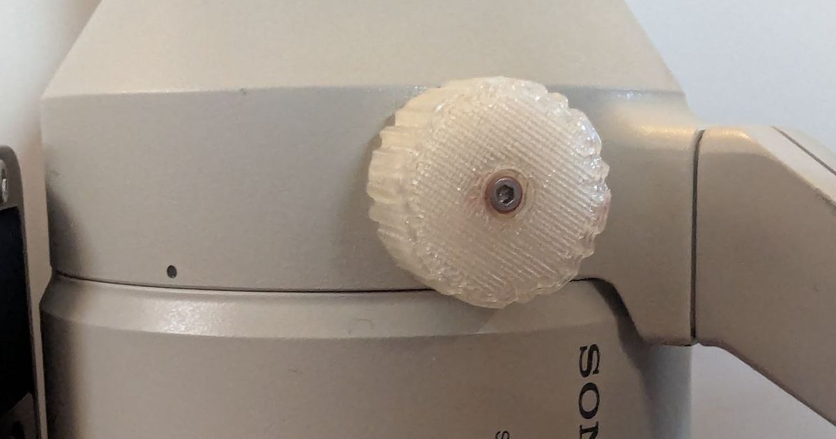 Sony FE 4.5-5.6 / 100-400 GM OSS Lens Tripod Rotation Knob by mrb0t ...