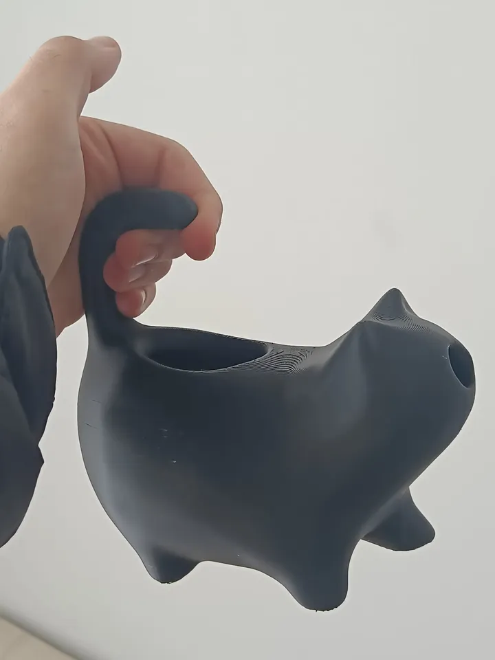 The Watering Cat Fixed Model by lou | Download free STL model ...