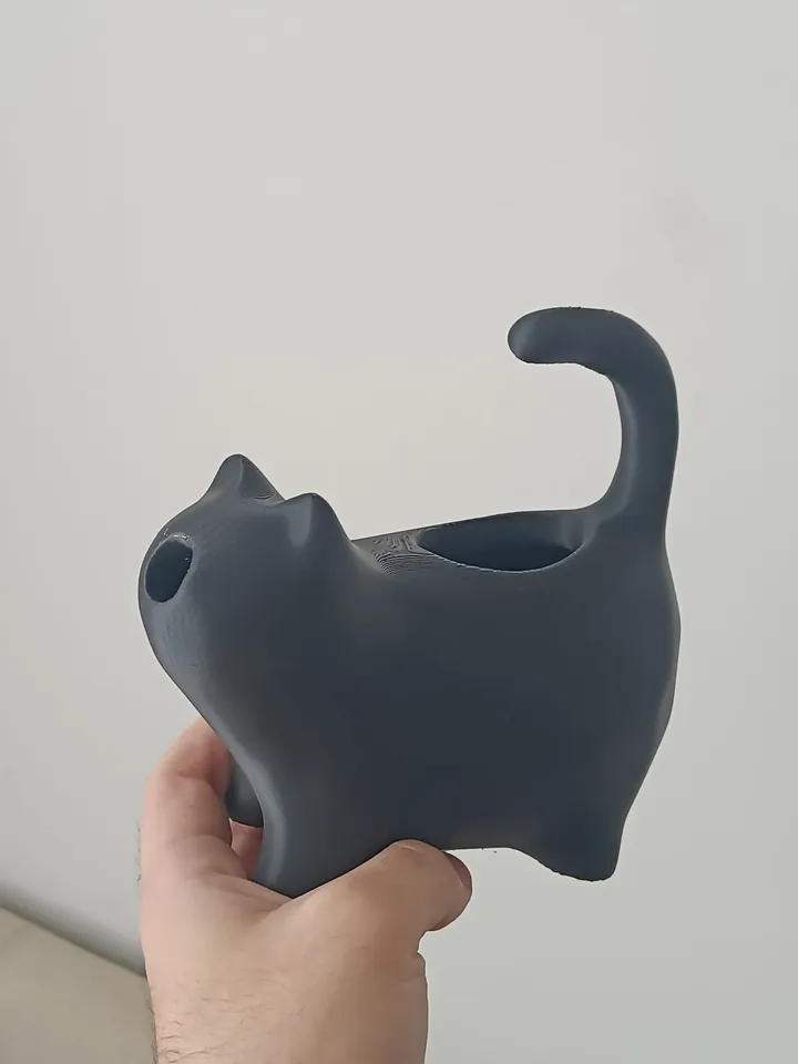 The Watering Cat Fixed Model by lou | Download free STL model ...