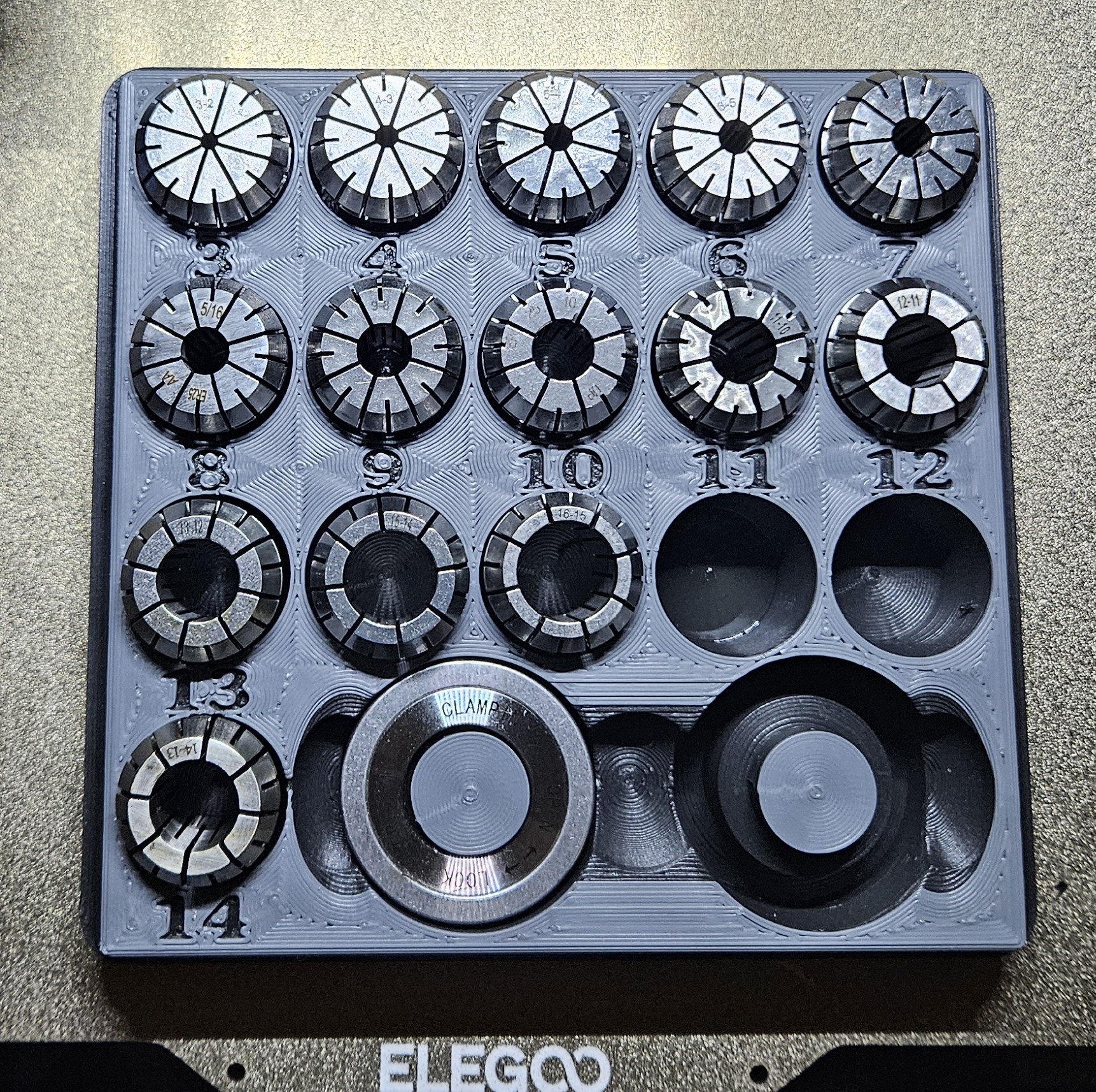 ER25 Collet Set Tray with Top by Go Boyz | Download free STL model ...