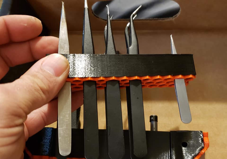 Ninjas Modular Tweezer storage rack by Ninja | Download free STL model ...
