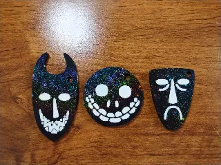 lock shock and barrel masks coloring page