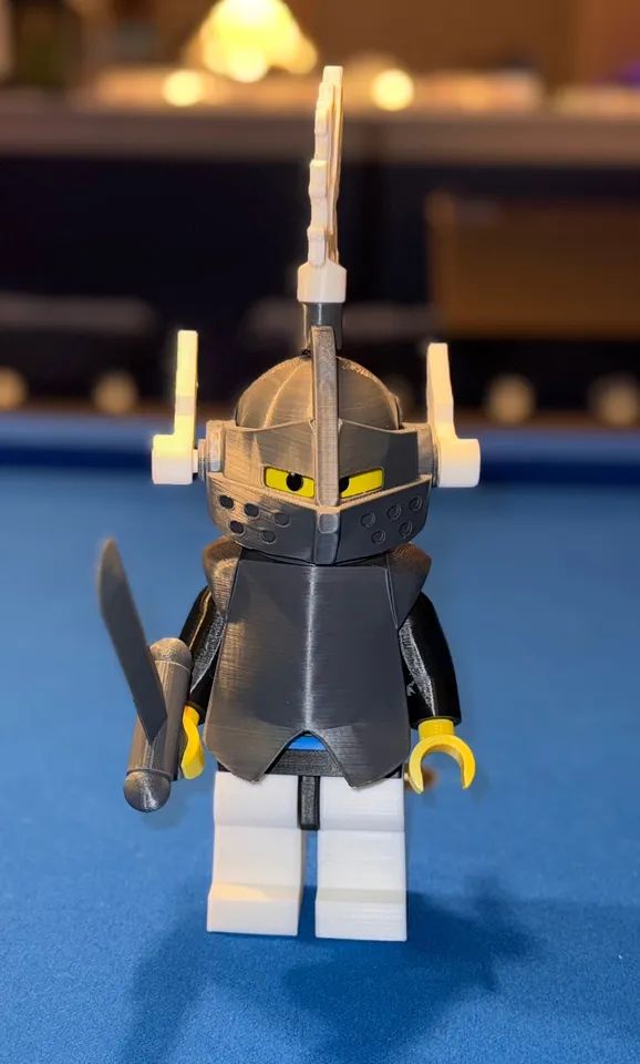 Mega-Sized Lego-like Knight with Armor Mini-Figure (5:1 Scale) by ...