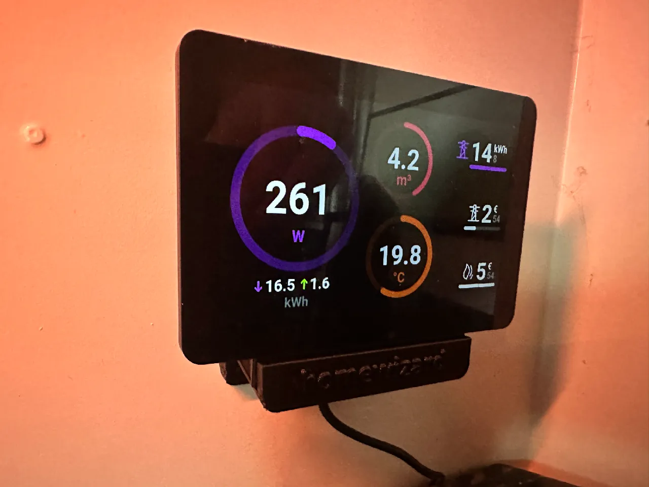 Homewizard Energy Display Wall mount by RutgerM | Download free STL ...