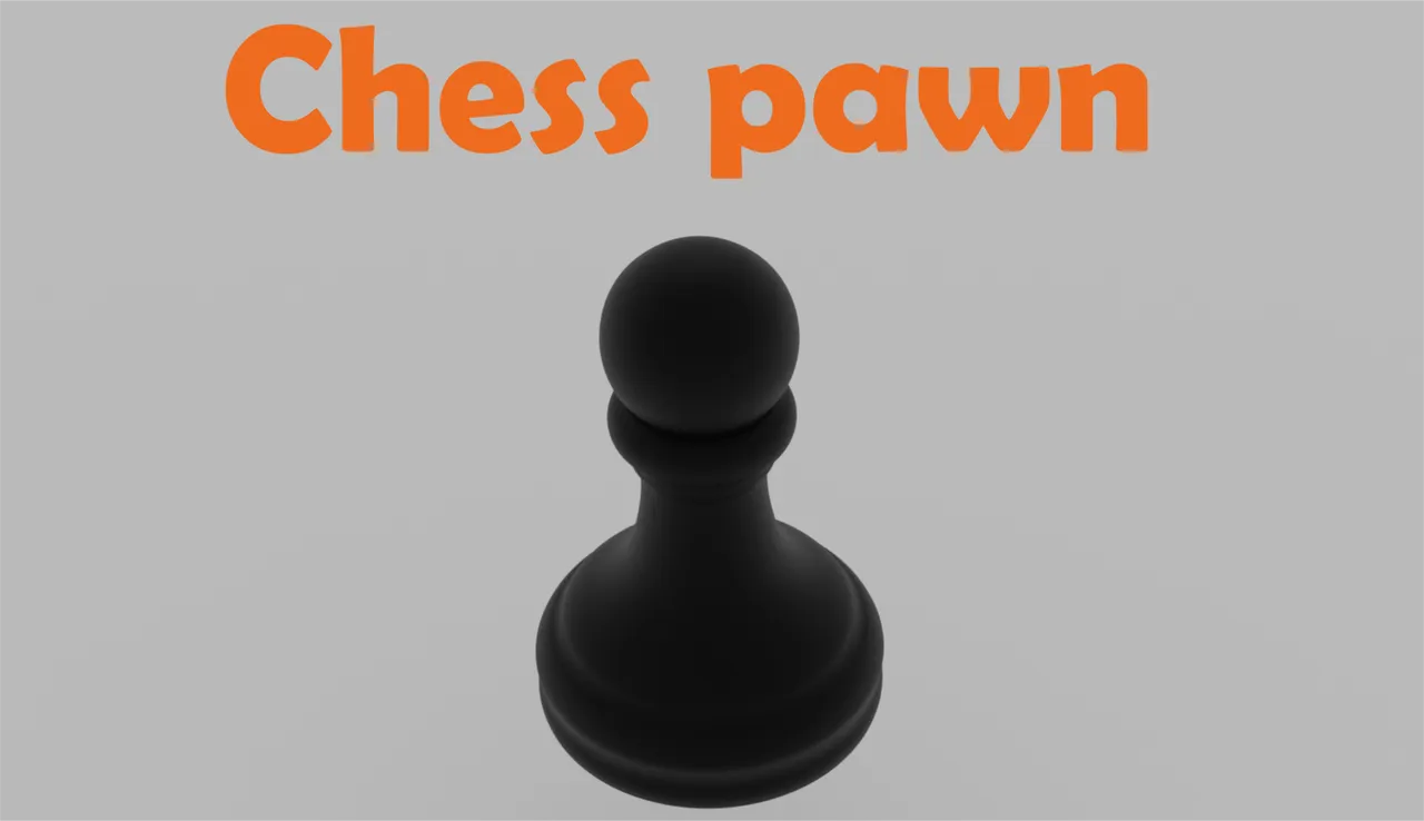 pawn chess piece by tortu | Download free STL model | Printables.com