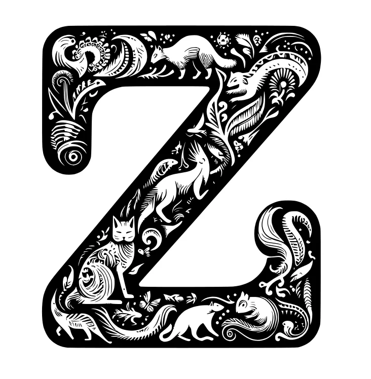 Crazy alphabet: Letter Z by Nina Máčová | Download free STL model ...