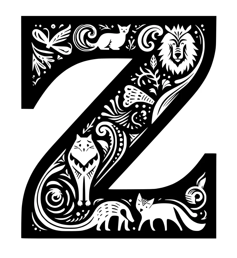 Crazy alphabet: Letter Z by Nina Máčová | Download free STL model ...