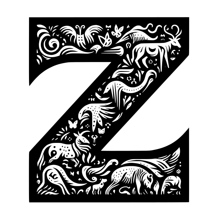 Crazy alphabet: Letter Z by Nina Máčová | Download free STL model ...
