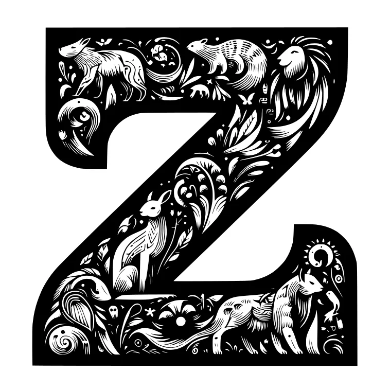 Crazy alphabet: Letter Z by Nina Máčová | Download free STL model ...