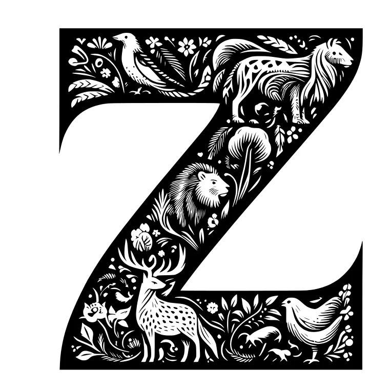 Crazy alphabet: Letter Z by Nina Máčová | Download free STL model ...