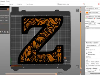 Crazy alphabet: Letter Z by Nina Máčová | Download free STL model ...