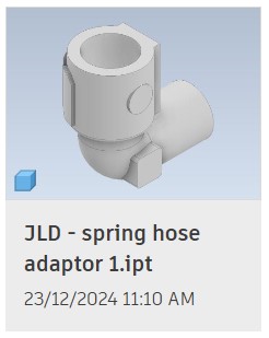 Spring / flexible hose - adaptors by JamesR5D4 | Download free STL ...