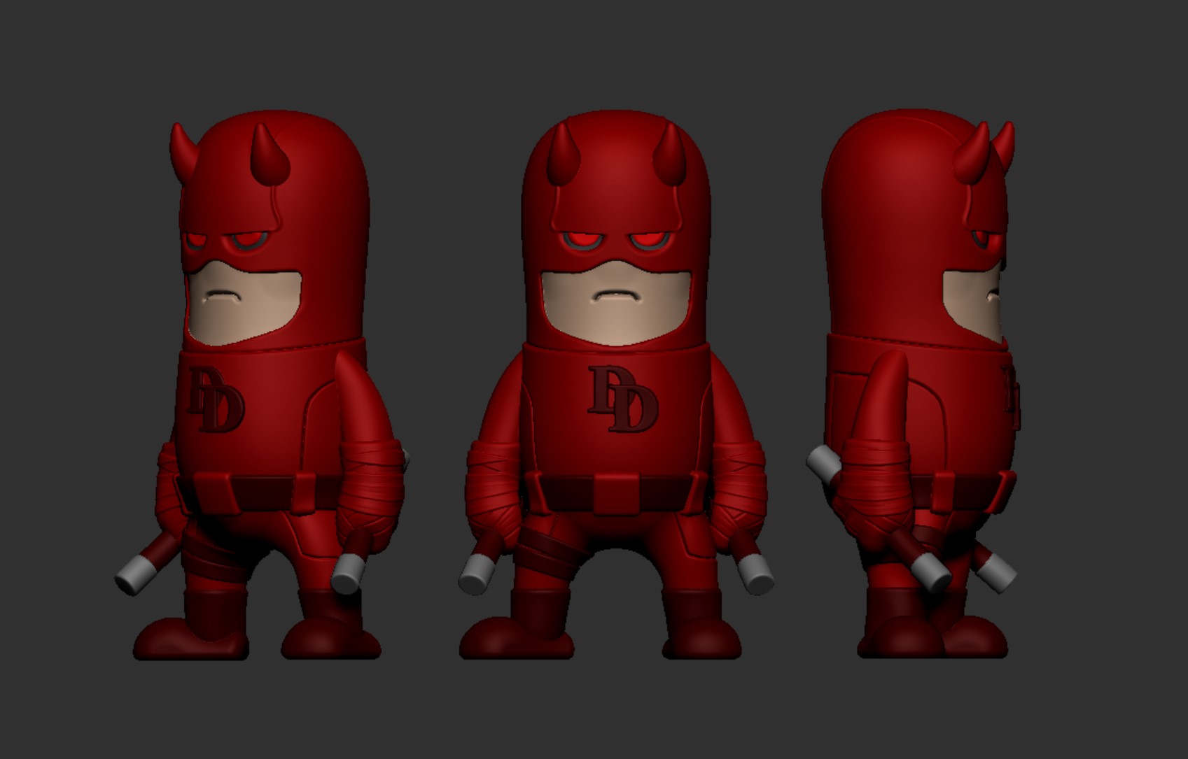 Mini Daredevil by Wekster | Printables Store