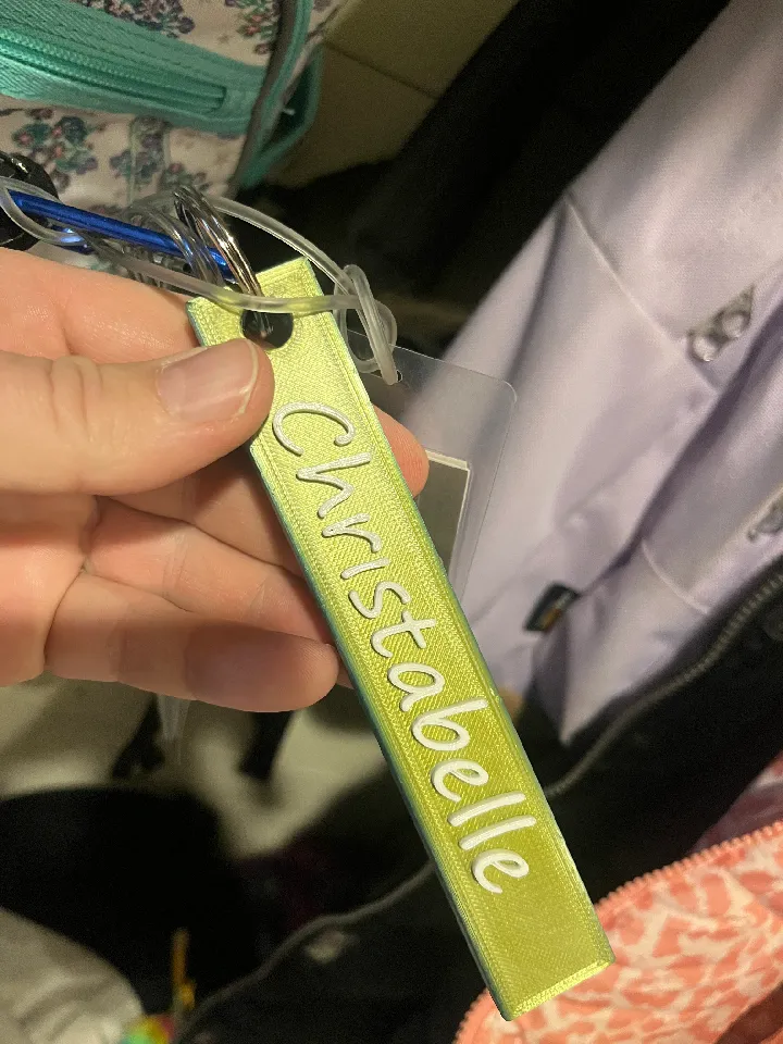 Bag Tag by Aaron Makin | Download free STL model | Printables.com