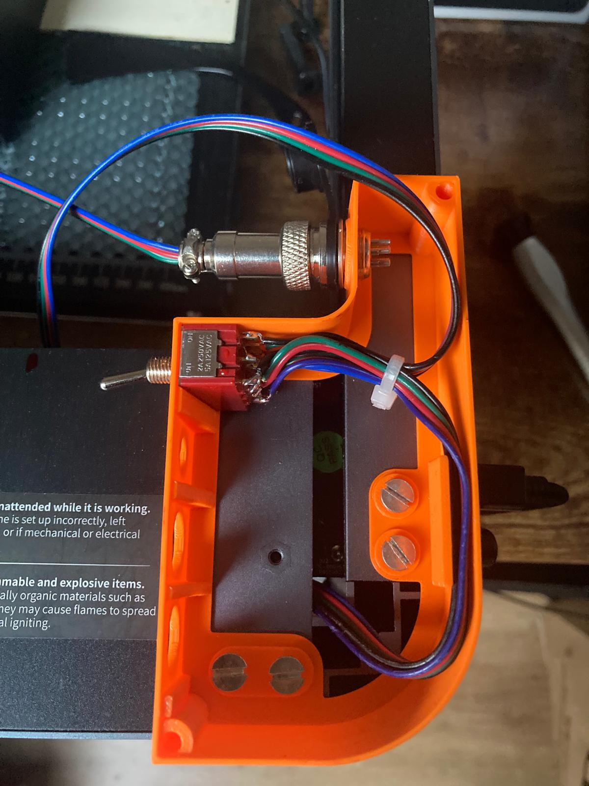 Y-axis-/rotary-switch box for Elegoo Phecda by DerBugger | Download ...