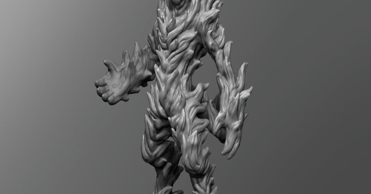 Fire Elemental by Schlossbauer | Download free STL model | Printables.com