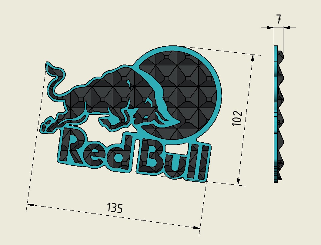 Red Bull Snowboard Grip by Kaktus22 | Download free STL model ...