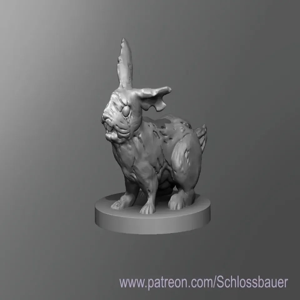 Zombie Rabbit by Schlossbauer | Download free STL model | Printables.com