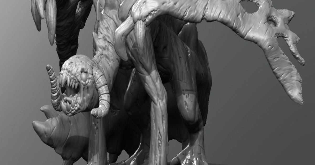 Zombie Dragon by Schlossbauer | Download free STL model | Printables.com