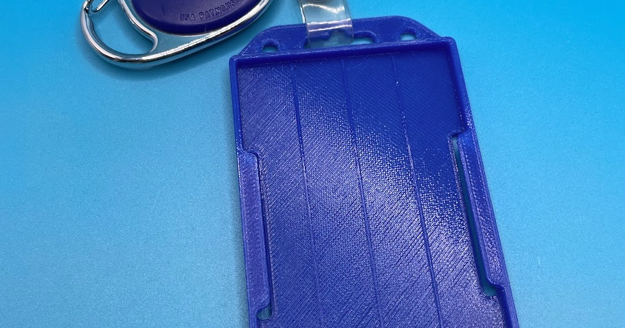 ID Badge Holder for Work by PatricktheBiosteamist | Download free STL ...