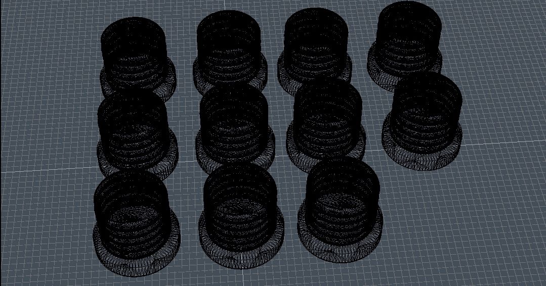 Batch hex screws rh by Ai | Download free STL model | Printables.com