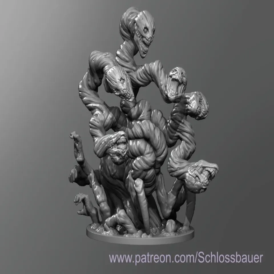 Mature False Hydra by Schlossbauer | Download free STL model ...