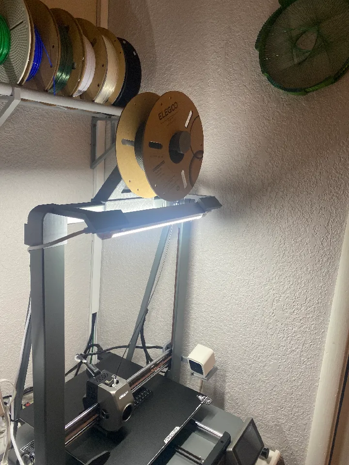Ender 3 V3 Plus - Top Spool Filament Clip On Holder by QuietMike ...