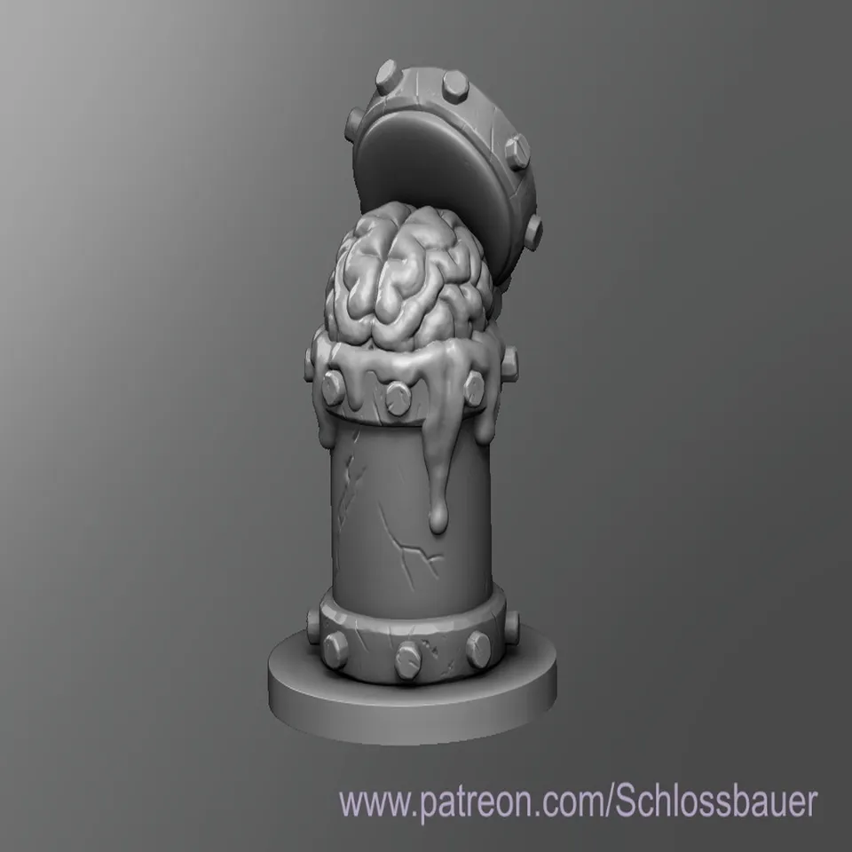 Brain in a Jar by Schlossbauer | Download free STL model | Printables.com